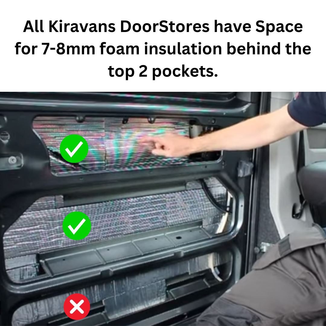Extra Campervan Storage! VW T5 / T6 DoorStore for Sliding Door | Kiravans