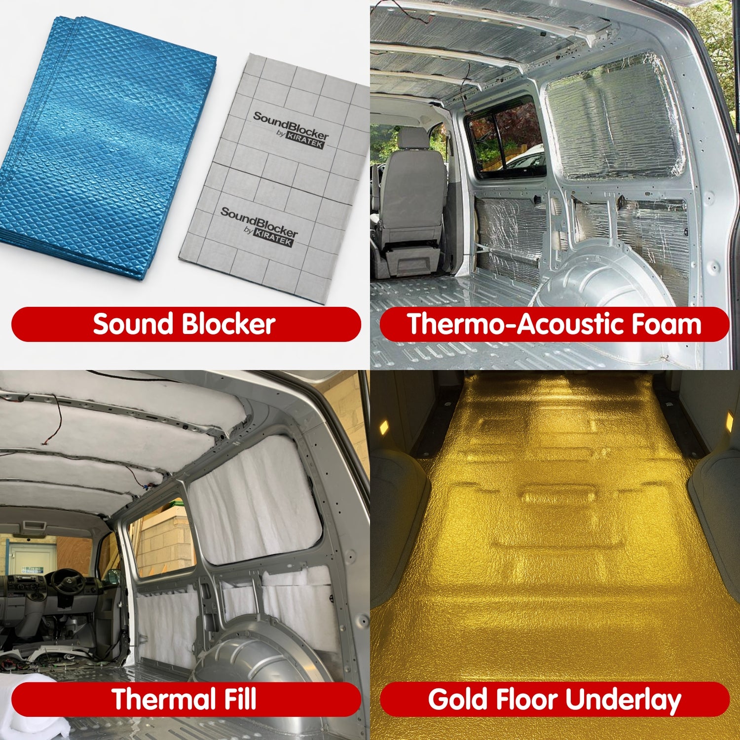 Campervan Insulation Kit – Van Soundproofing , Thermal Foam, Thermal ...