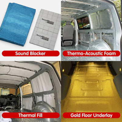 Campervan Insulation Kit – Van Soundproofing , Thermal Foam, Thermal ...