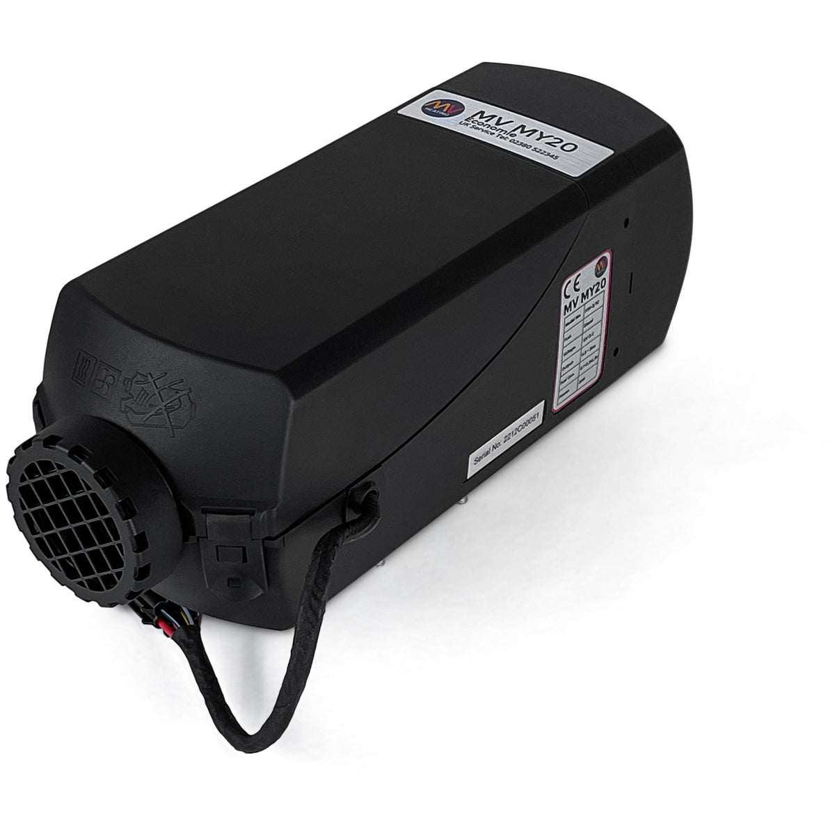 MV MY20 Economie 2KW Diesel Heater Complete Kit + FREE REMOTE
