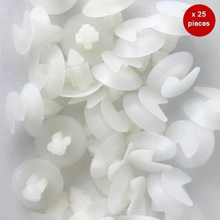 25 x Hidden Trim Panel Fixing Clips for Carpet Lining