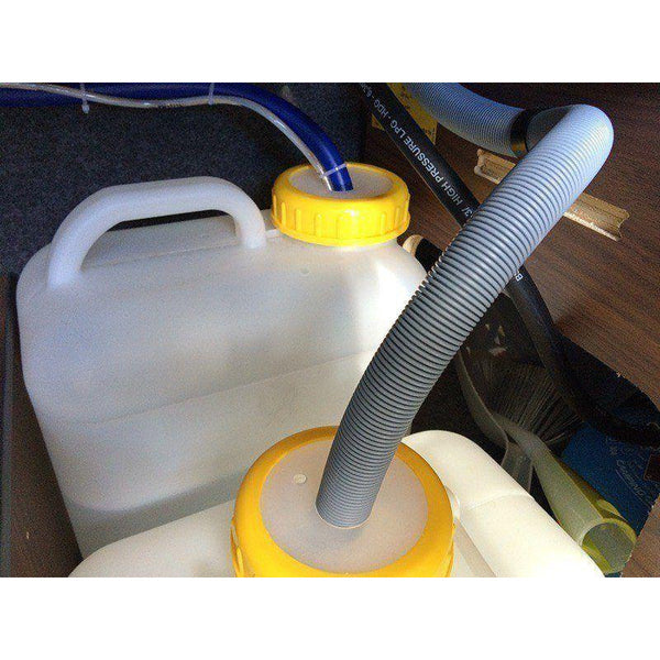 13 Litre Water Container - Fixed Handle & Screw Top (Includes 2 Caps)